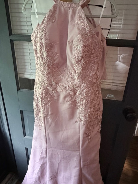 Dresses | Prombridesmaids Dress Trumpet Style W Small Train Lacey ...